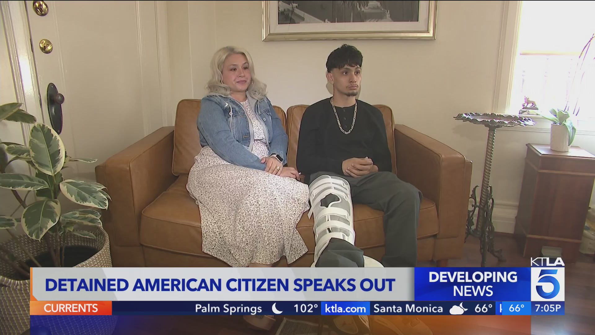 U.S. citizen detained by federal agents in Pico Rivera speaks out