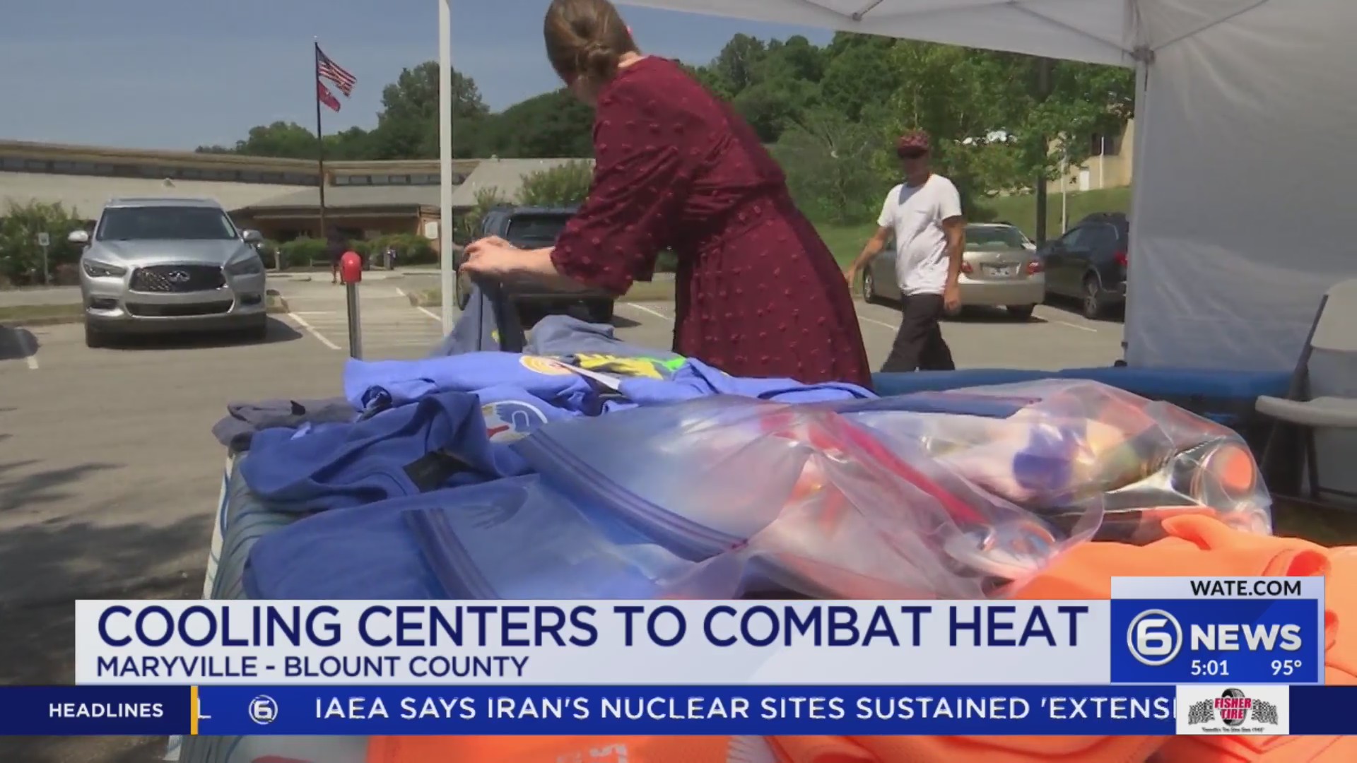 Cooling centers to combat heat