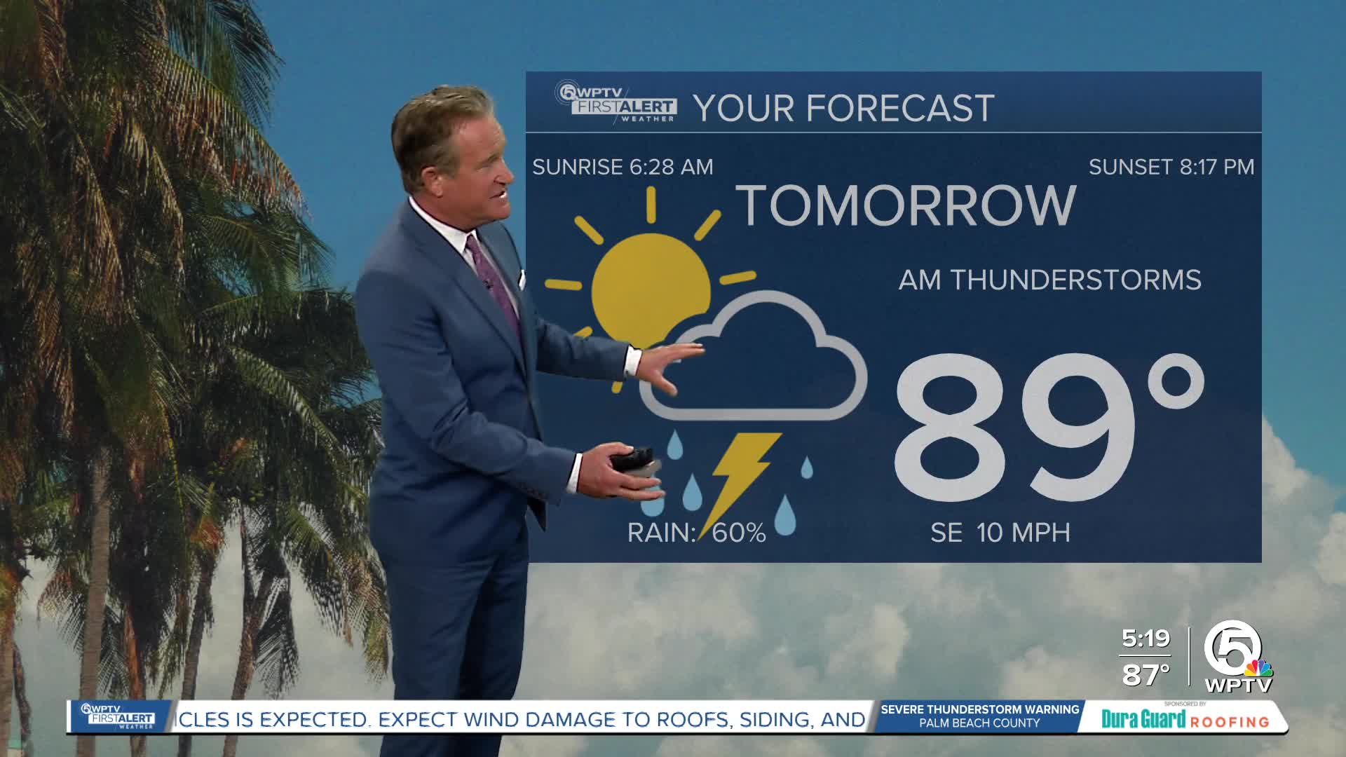 WPTV First Alert Weather Forecast for Evening of Wednesday, June 25, 2025