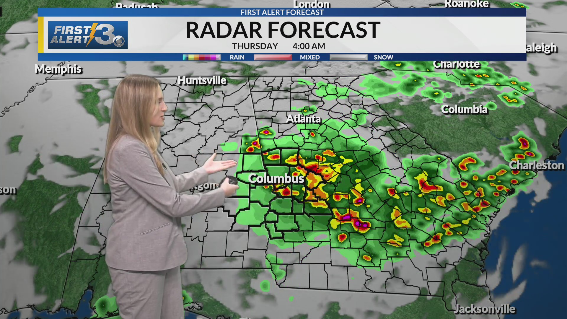 Kaylee Barbee Wednesday Evening Weather