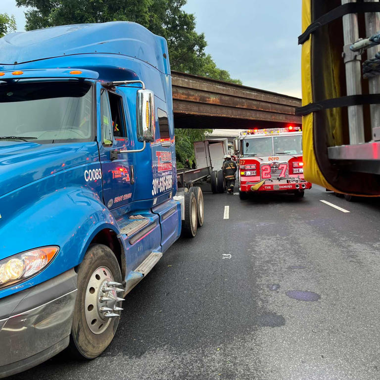 Tractor-Trailer Slams Into DC CSX Bridge, Shuts Down Stretch Of 295 ...