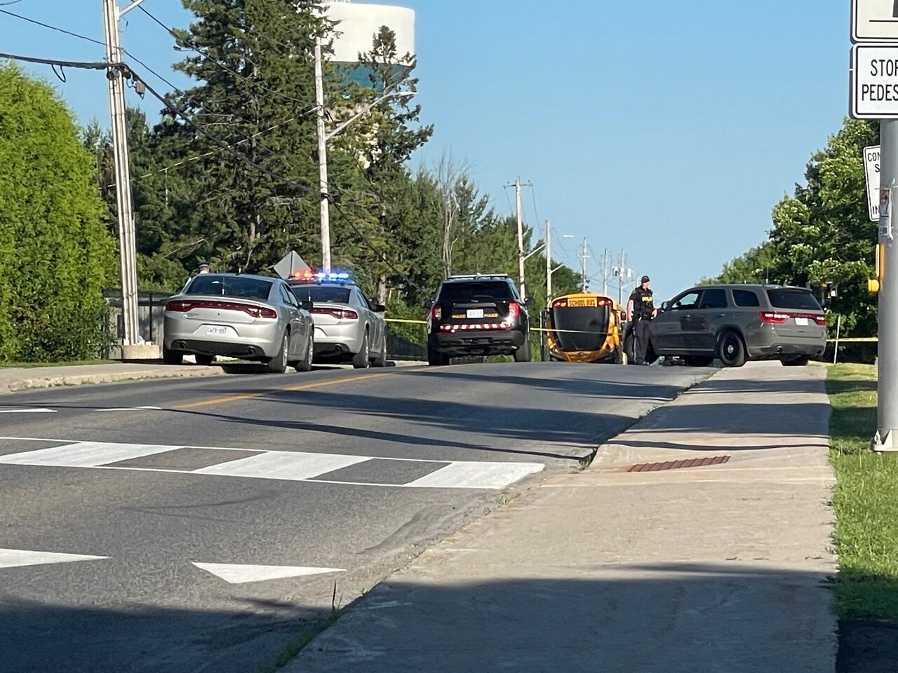 Boy dead after Almonte bus collision