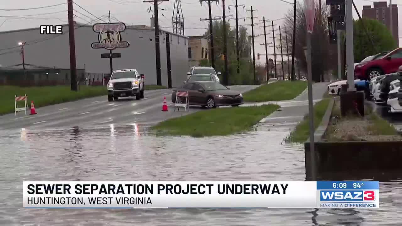 Sewer separation project underway