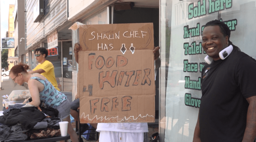 Shaun Chef Soulfood gives back to the community