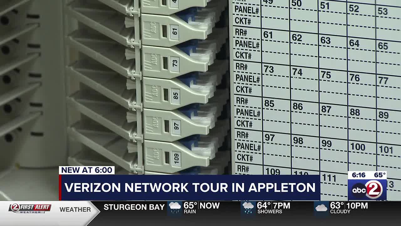 Verizon showcases their service operations with special network tour