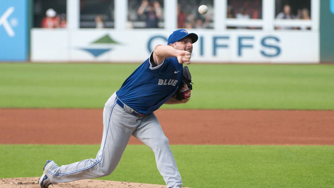 Blue Jays’ Scherzer throws five innings in return from injury