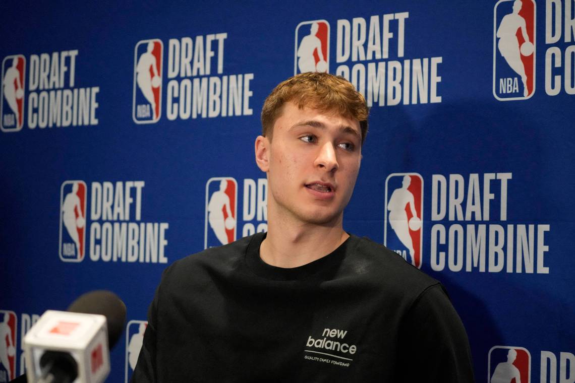 Dallas Mavs select Duke product Cooper Flag with No. 1 pick in 2025 NBA ...