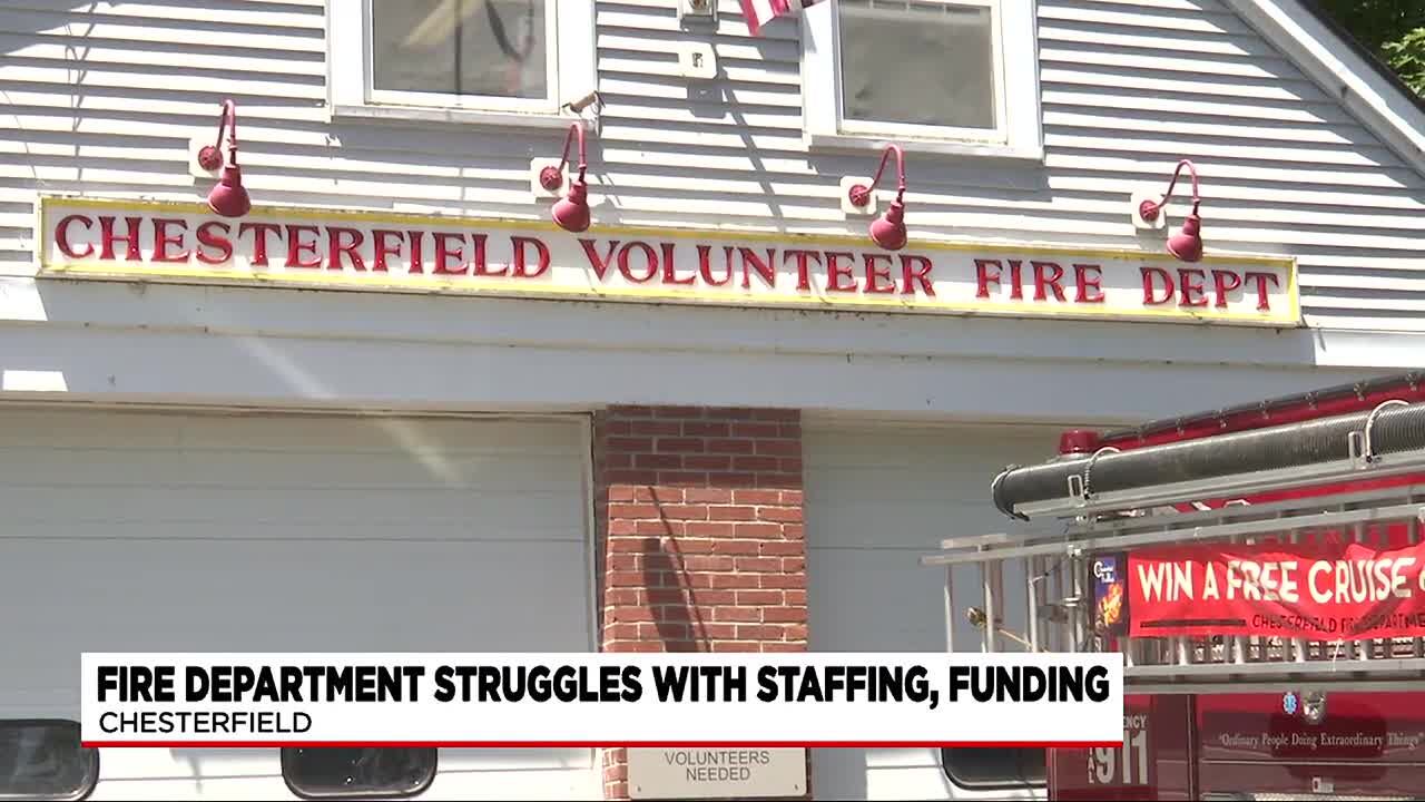 Communities facing challenges of staffing volunteer fire departments