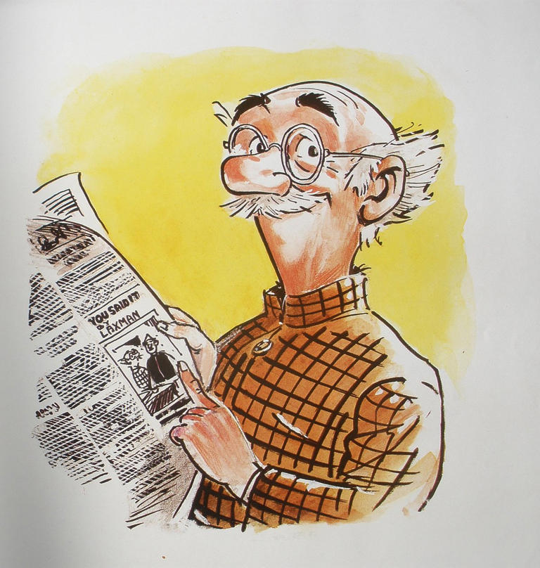 Open for 'The Common Man', exhibit of RK Laxman's caricatures is open ...