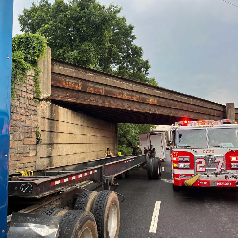 Tractor-Trailer Slams Into DC CSX Bridge, Shuts Down Stretch Of 295 ...
