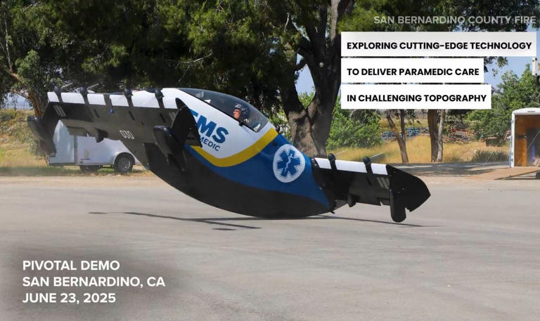 Video: San Bernardino County firefighters demo cutting edge electric ...