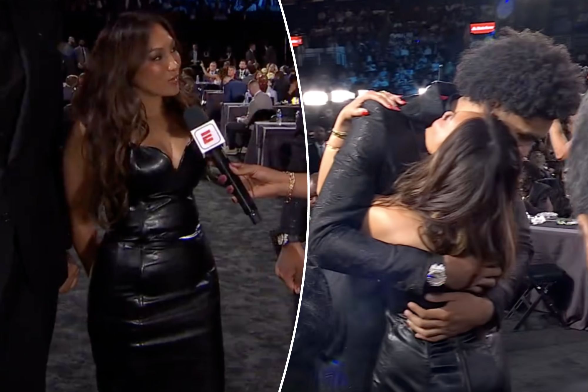 Dylan Harper’s mom, Maria, makes stunning appearance at 2025 NBA Draft