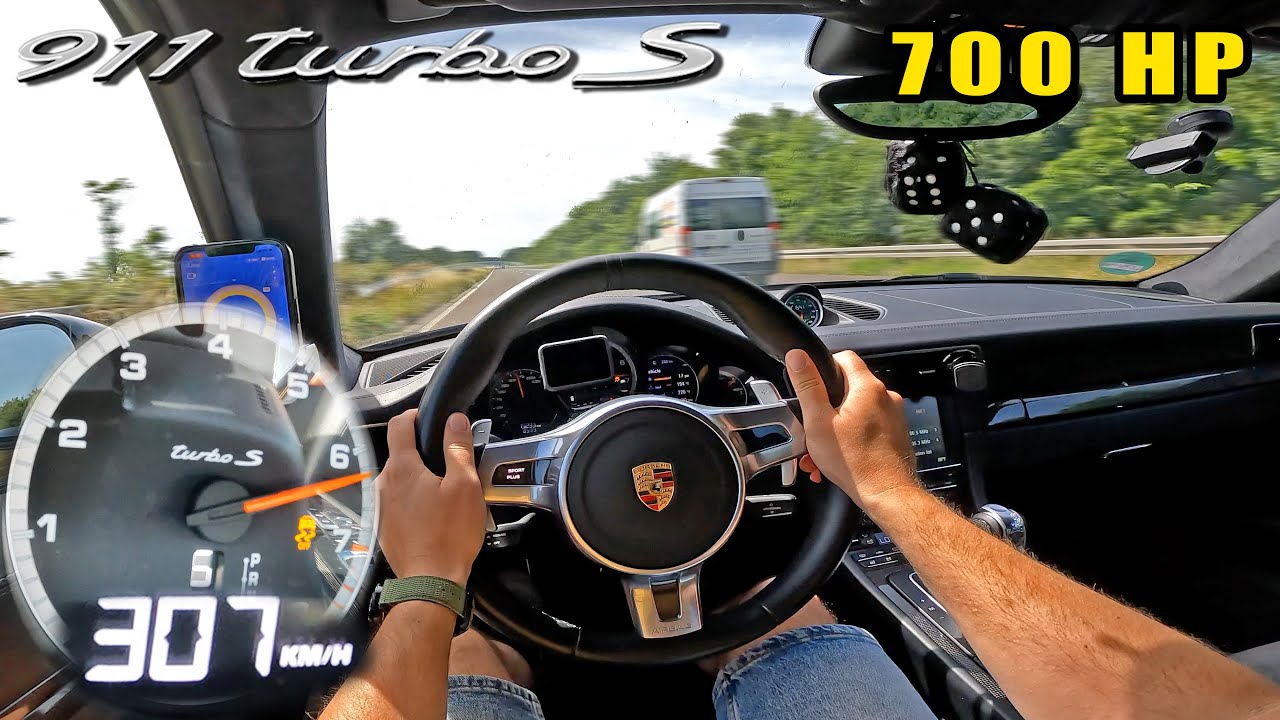 700PS Porsche 991.1 Turbo S | HÖLLISCH schnell auf der Autobahn!