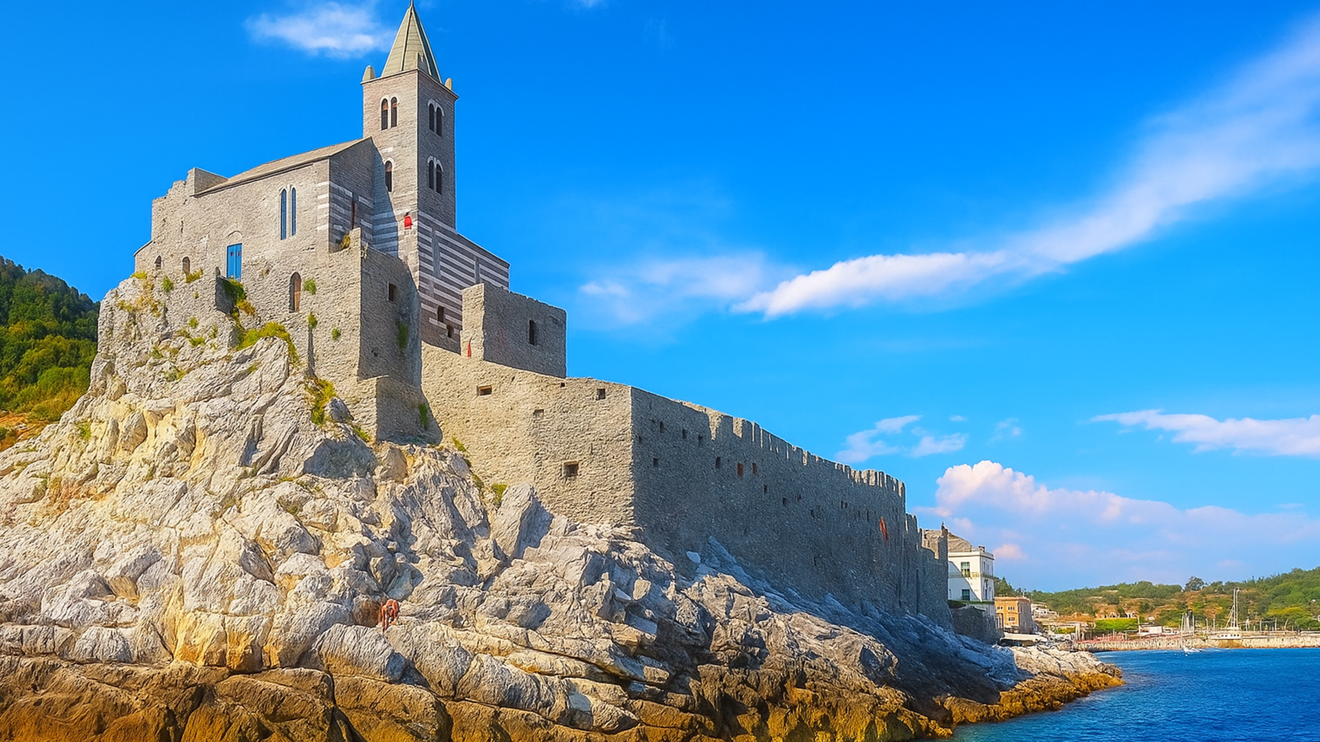 Cinque Terre in 4K: Levanto to La Spezia by Train, Return by Boat