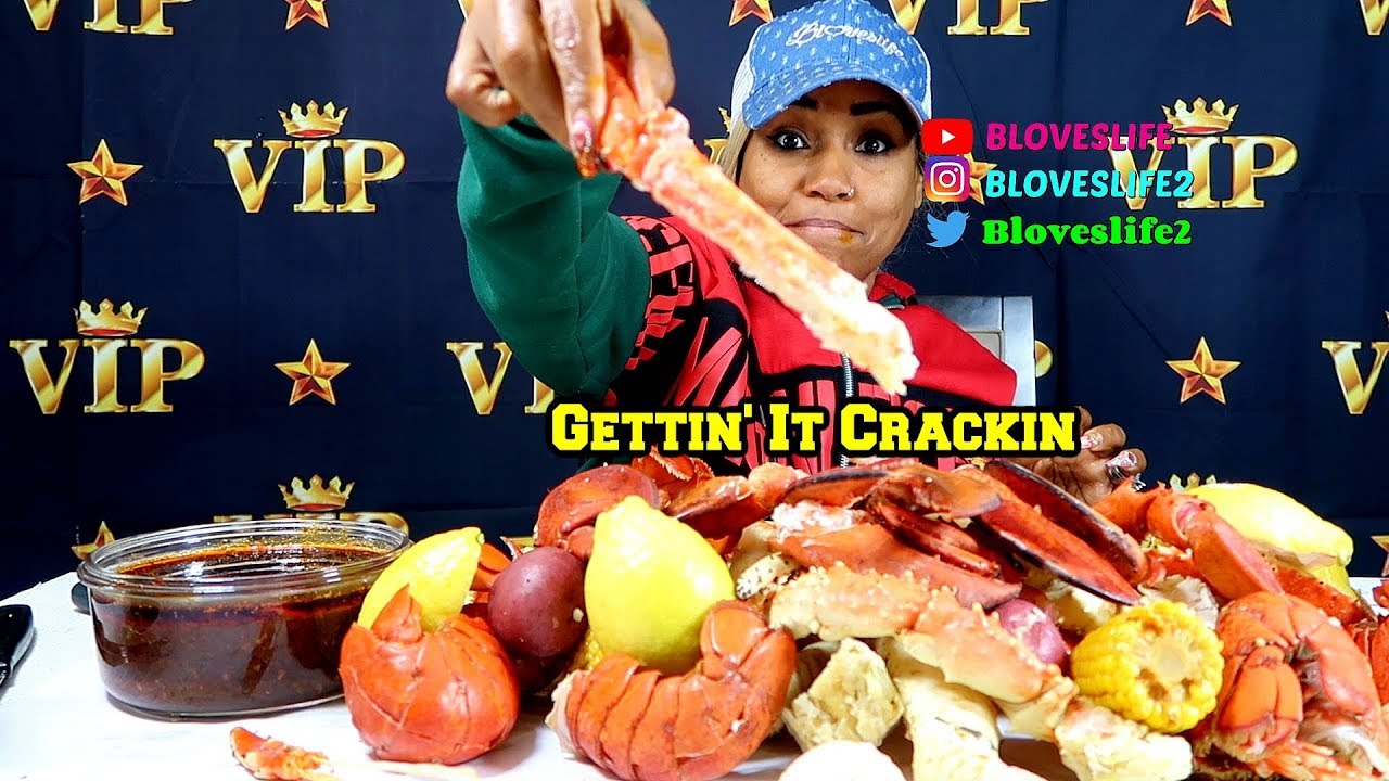 Seafood boil feast gets completely over the top