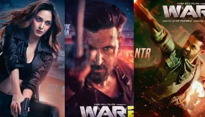 War 2 First Look Posters: Hrithik Roshan, Jr NTR And Kiara Advani’s ...