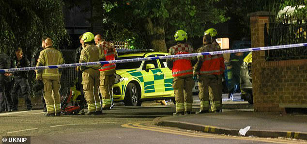 Three people rushed to hospital after stabbing outside Tube station as ...