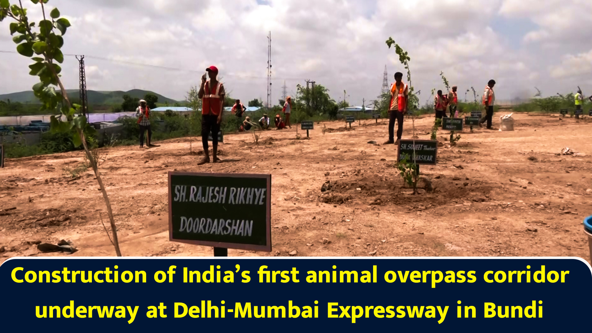 Construction of India’s first animal overpass corridor underway at ...