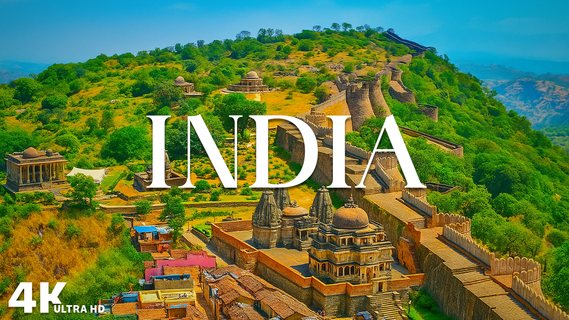 India 4K Scenic Journey – Relaxing Music & HDR Natural Beauty