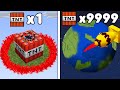How Powerful Is Minecraft TNT at Max Level?