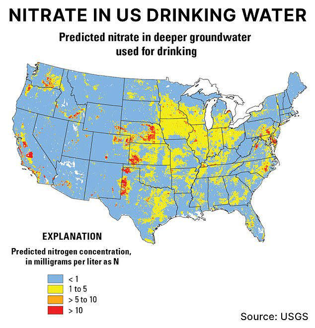 Experts pinpoint shocking cancer trigger in TAP WATER as map shows ...