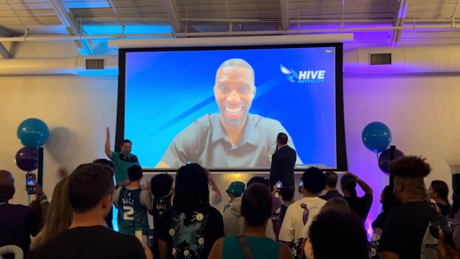 Charles Lee amped up after the Hornets' selection of Kon Knueppel