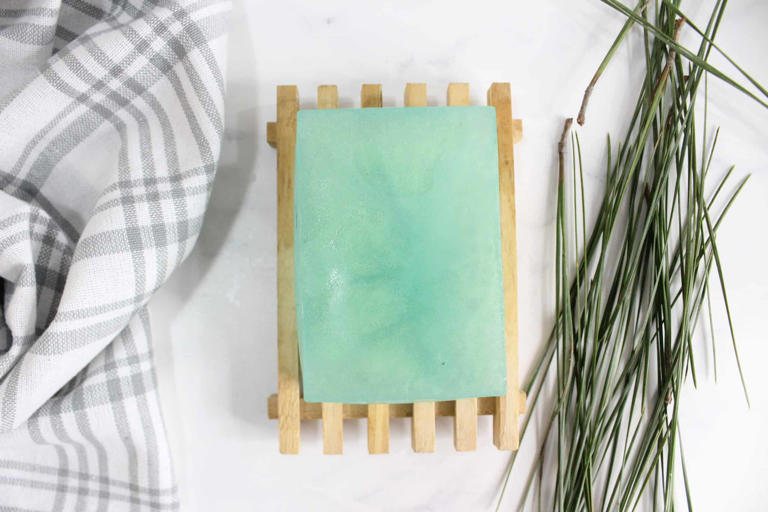 DIY Pine Needle Soap