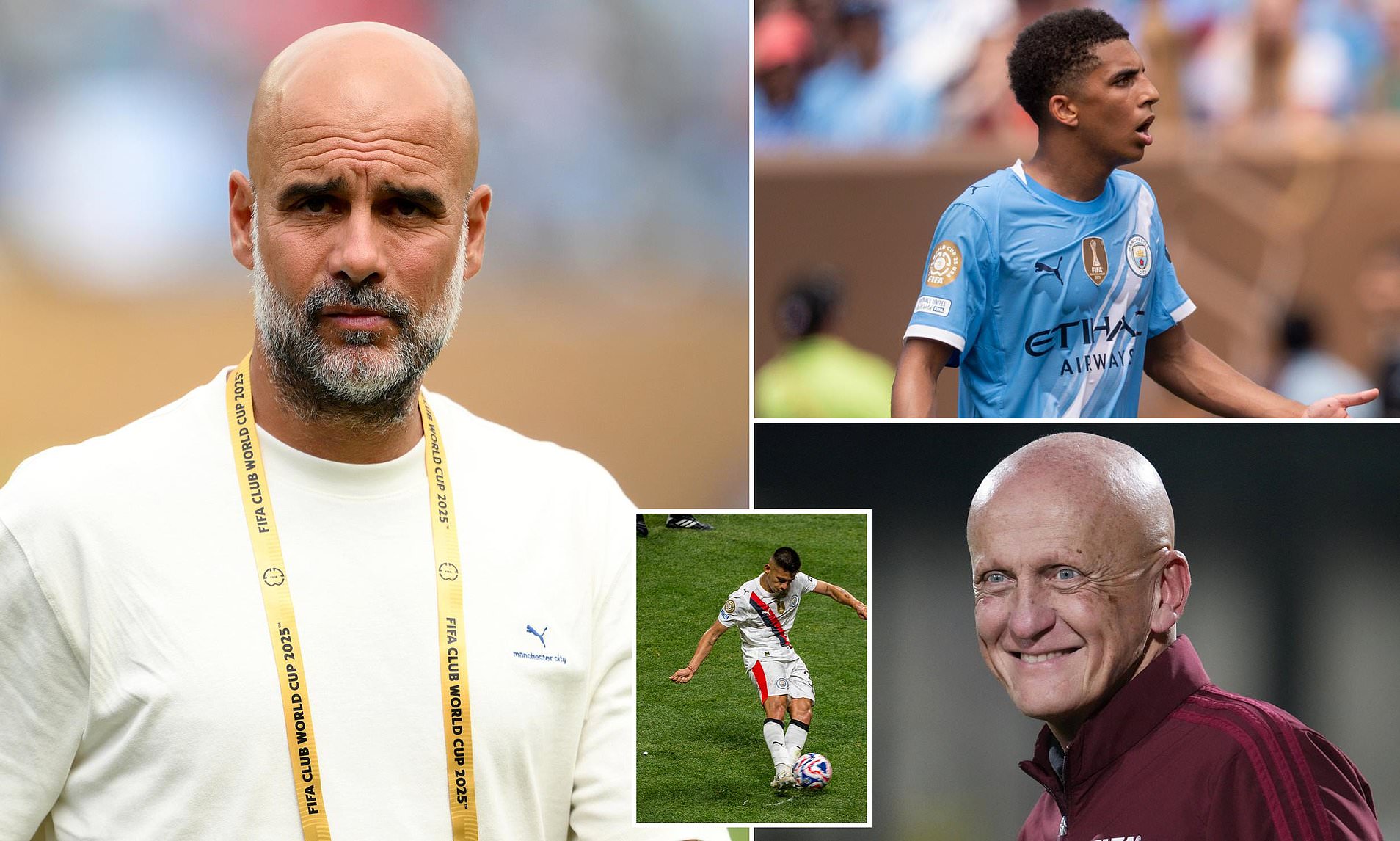 Guardiola hits out at FIFA ref chief over Lewis' extended ban and gives ...