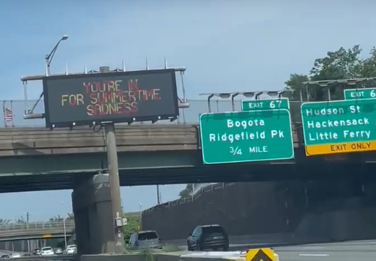 NJ releases 11 memorable highway signs for the summer. Which is your ...