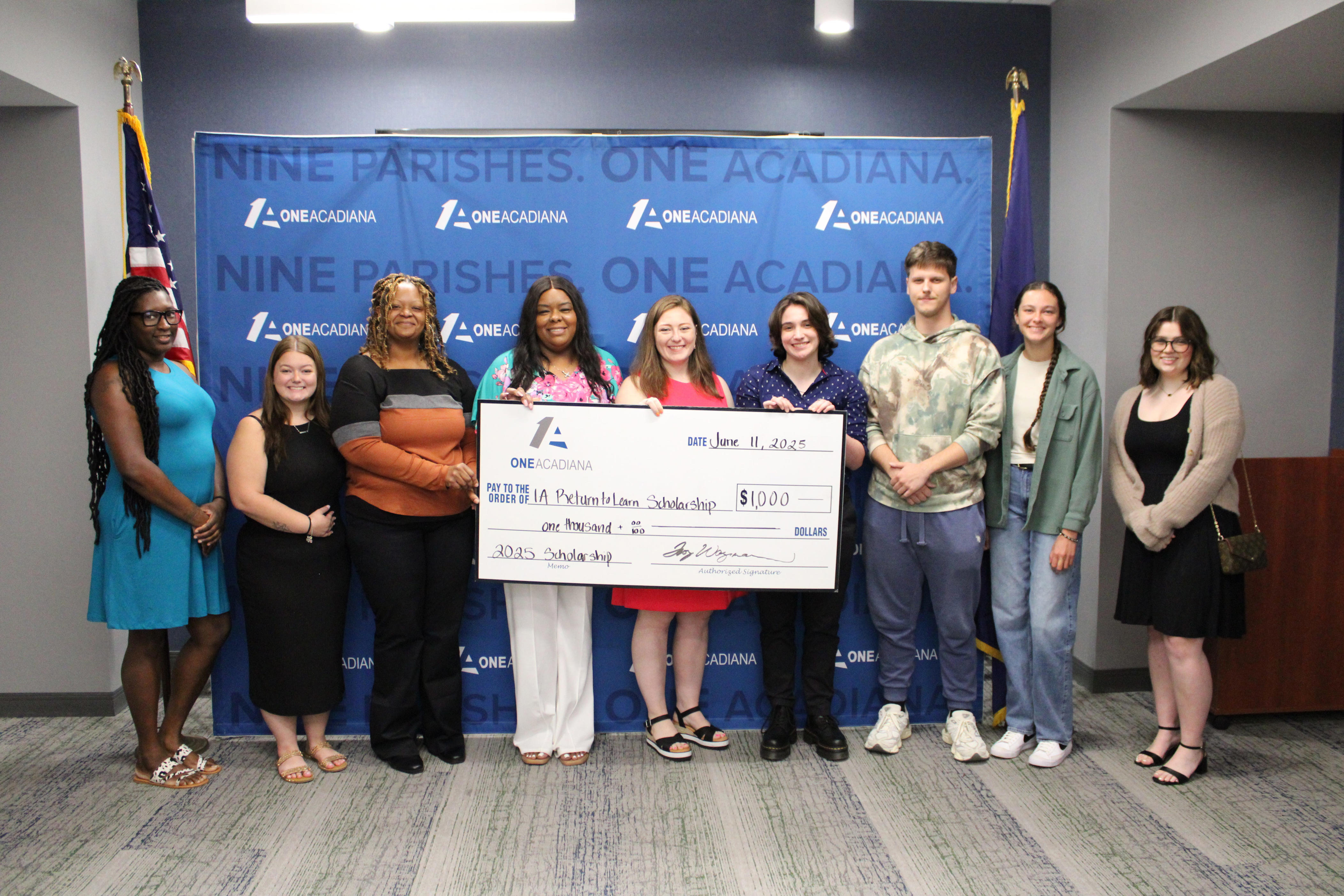 One Acadiana awards $12,000 in scholarships for returning students