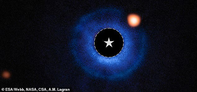 James Webb telescope captures its first direct image of a glowing exoplanet the size of Saturn