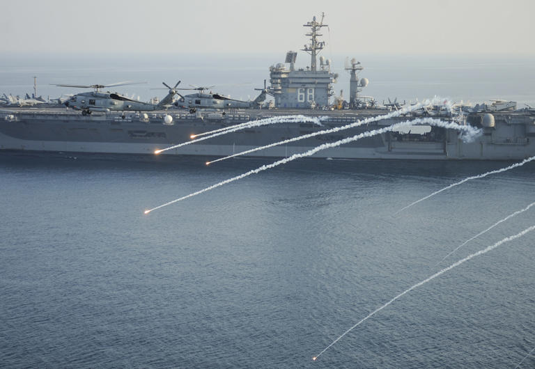 Drone Swarms and Ballistic Missiles Test the USS Nimitz as Naval ...
