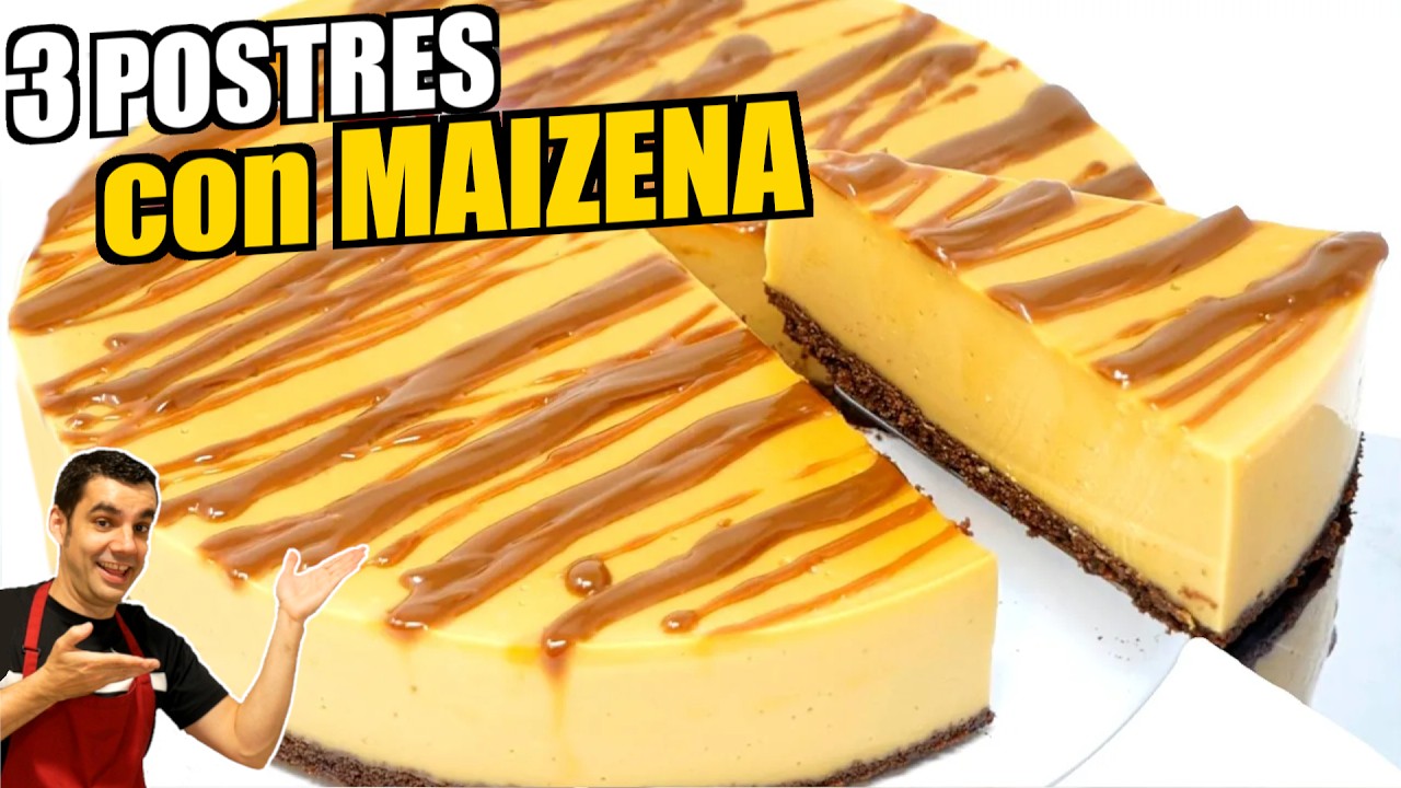Descubre 3 deliciosos postres con maizena – económicos y riquísimos