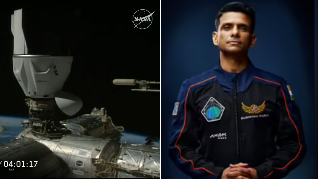 Axiom-4 crew docks: Shubhanshu Shukla becomes first Indian to enter ...