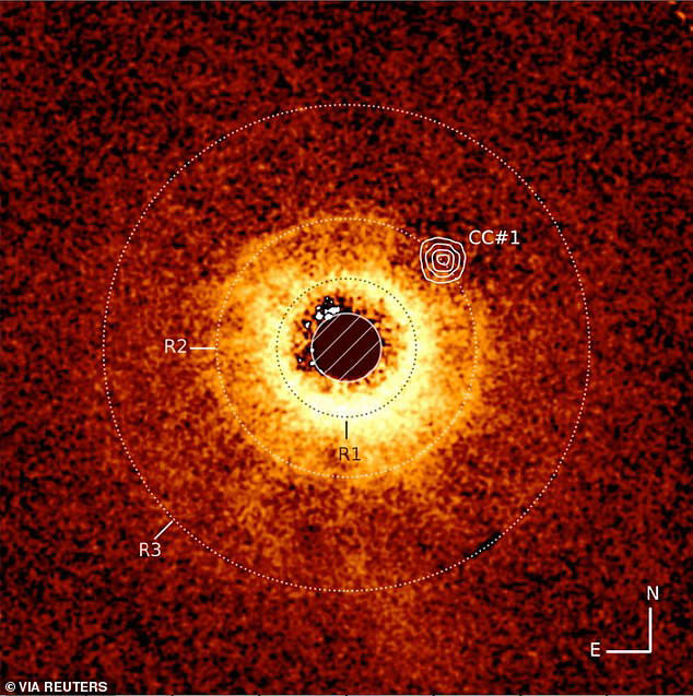 James Webb telescope captures its first direct image of a glowing exoplanet the size of Saturn