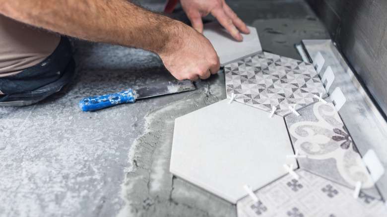 The DIY Way To Install Tiles Around A Toilet Flange