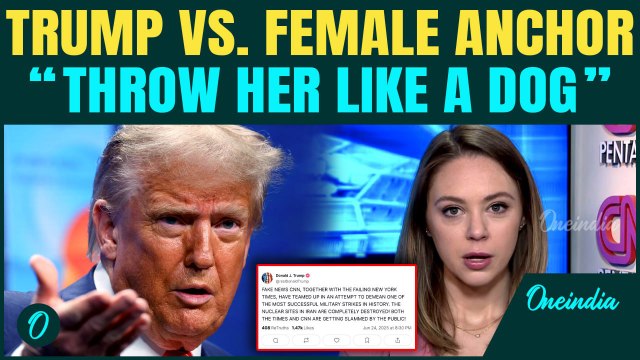 Trump explodes at CNN reporter Natasha Bertrand over Iran bombing ...