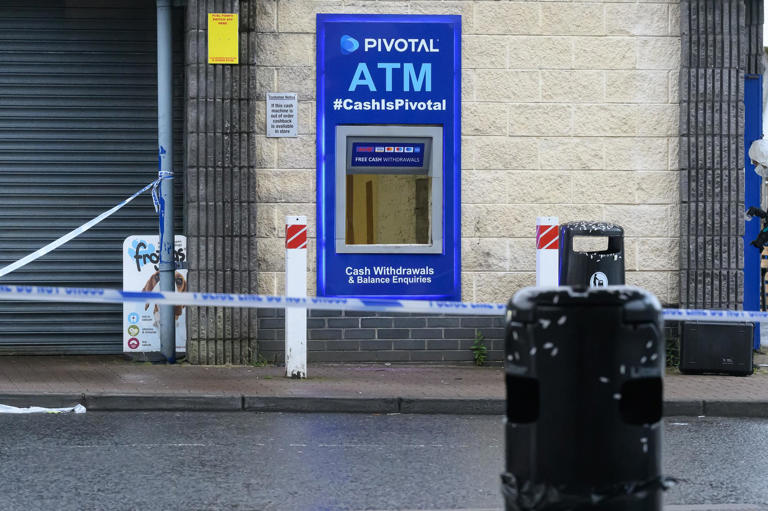 'A disgraceful attack on a local business' - ATM machine ripped from ...