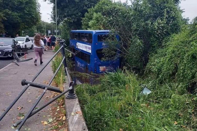 Bus full of kids crashes into river with 17 injured as stretchers ...