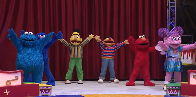 Sesame Street takes over famed Melbourne racecourse