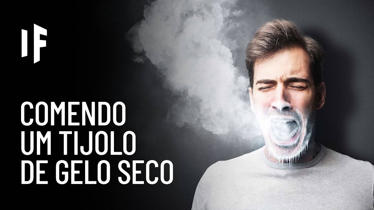 E se você engolisse um bloco de gelo seco?