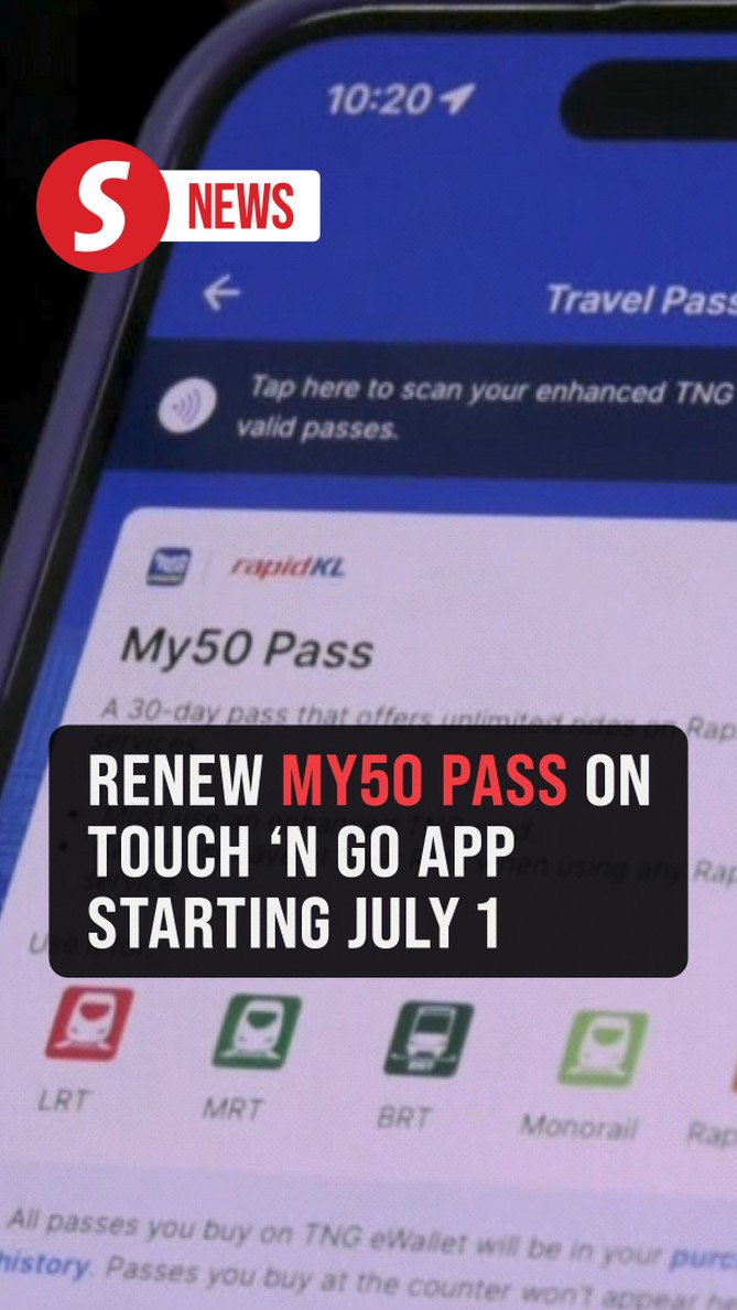 My50 pass can be renewed with Touch 'n Go e-wallet from July 1, says Loke