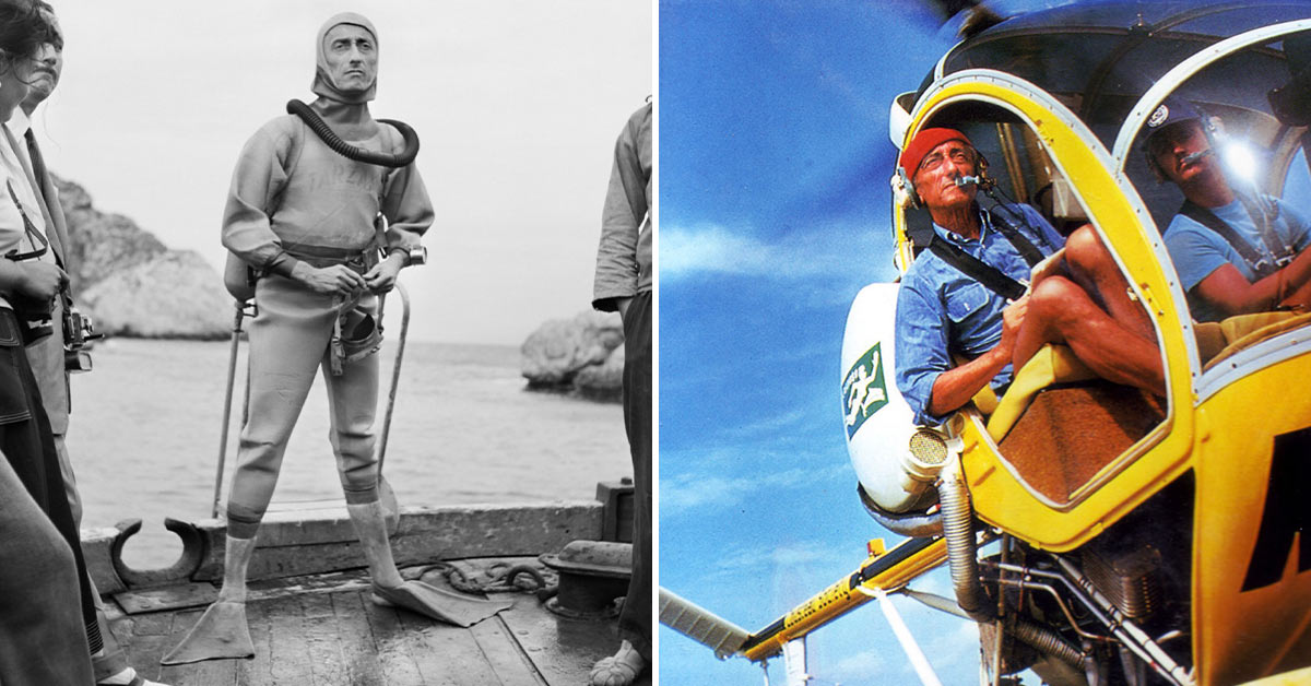 22 Red Cap Photos Remembering Jacques Cousteau