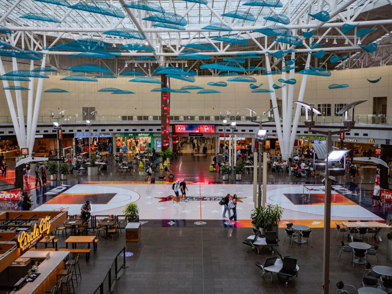 Indianapolis International Airport now features WNBA All-Star court