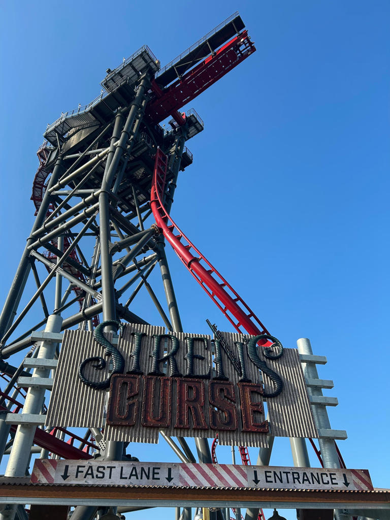 Is this what they mean by Siren's Curse? Cedar Point ride recently ...