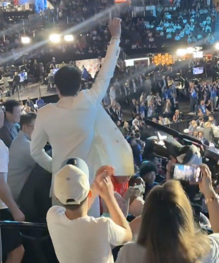 New video shows just how unexpected Blazers’ Yang Hansen NBA draft pick was