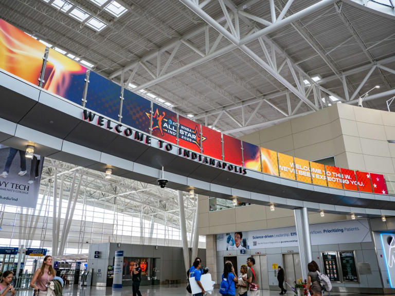 Indianapolis International Airport now features WNBA All-Star court