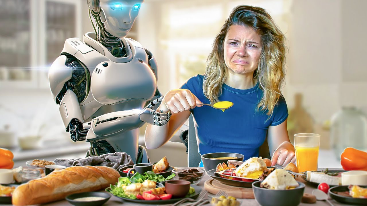 Un Robot IA Contrôle ce que je Mange Pendant 24h ! (C'est presque ...