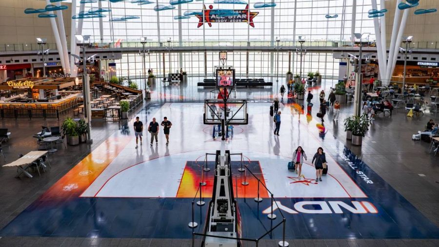 Indianapolis International Airport now features WNBA All-Star court