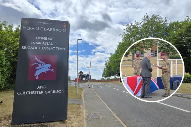 Prince visits Colchester to present army regiment with prestigious award